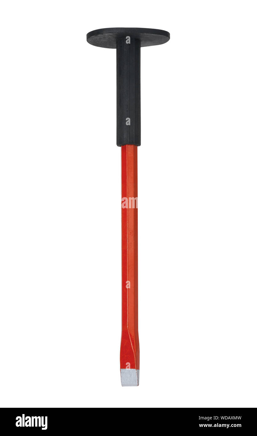 Chisel isolated on white background. Studio image, close up Stock Photo ...