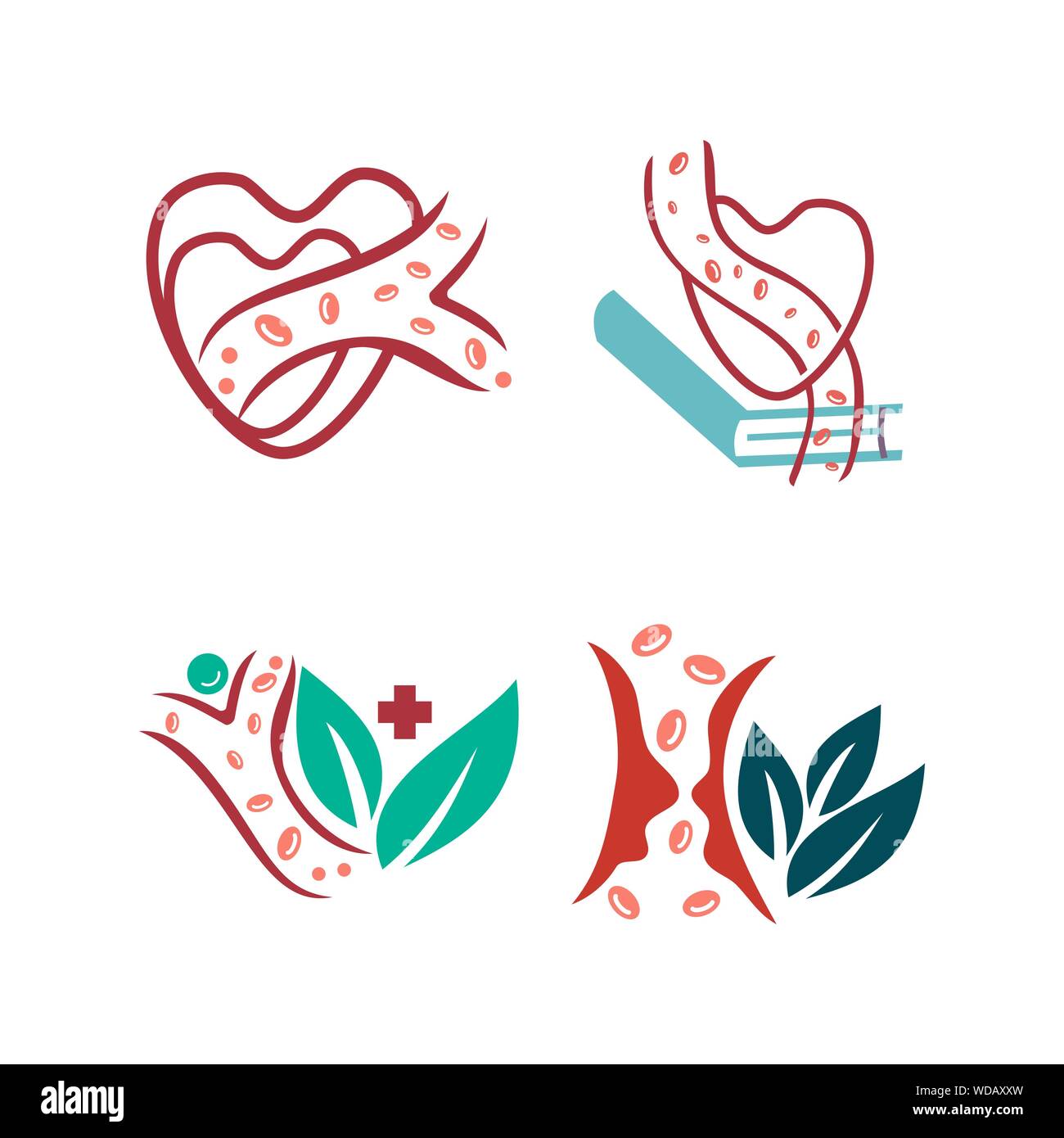 Cholesterol in artery health risk vector design Illustration Stock ...