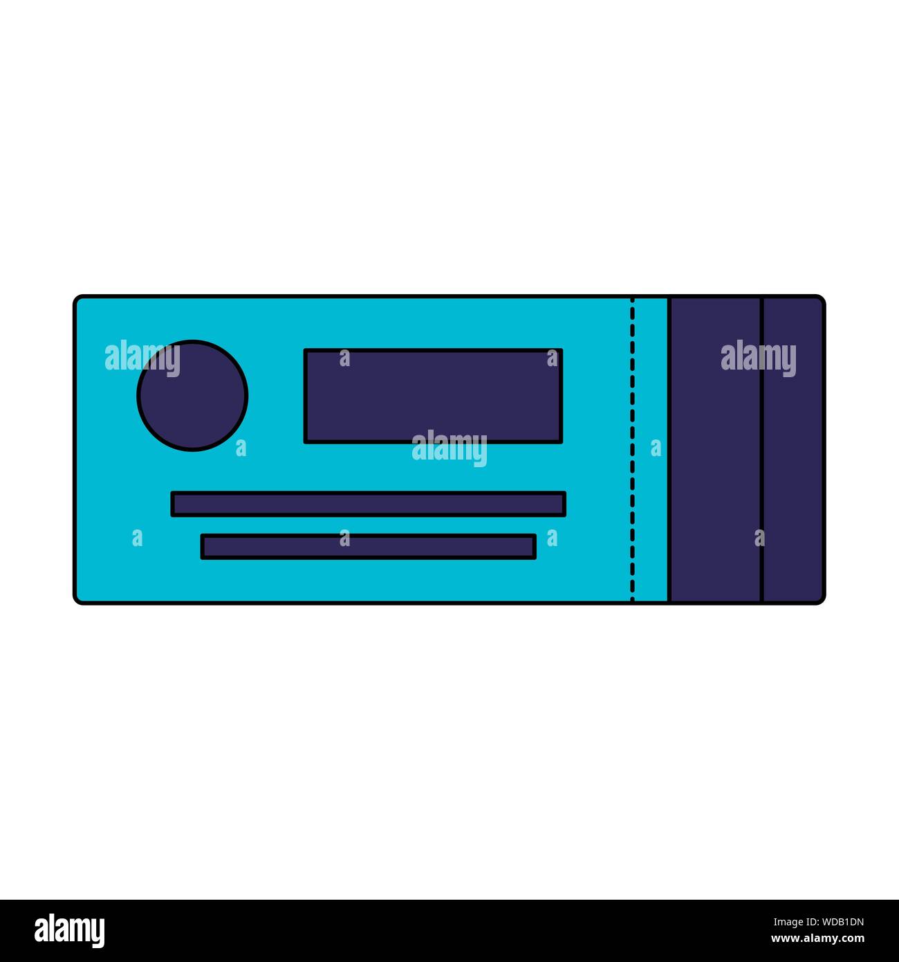 Plane ticket vector design Stock Vector Image & Art - Alamy