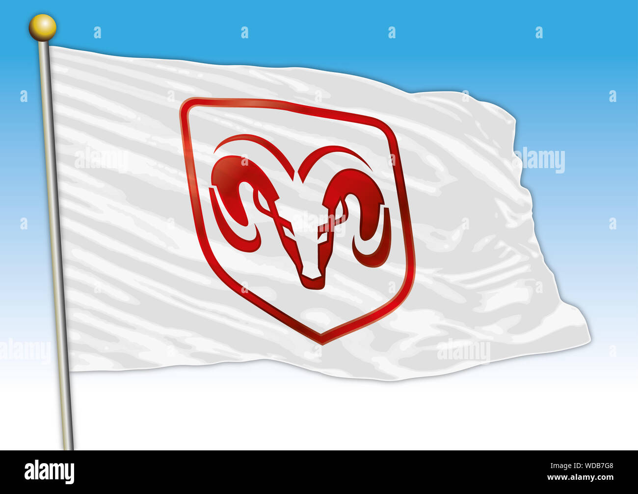 American flag american car rally hi-res stock photography and images ...