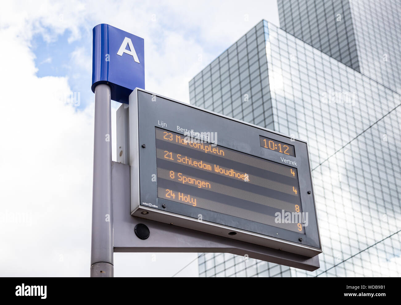 Electronic destination sign hi-res stock photography and images - Alamy