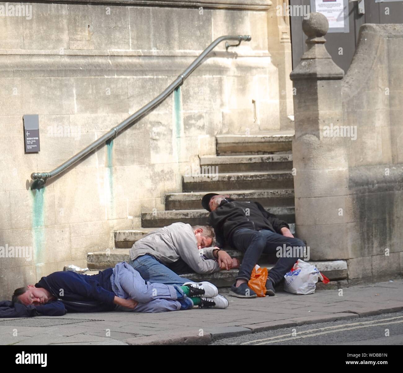 Three sleeping men hi-res stock photography and images - Alamy