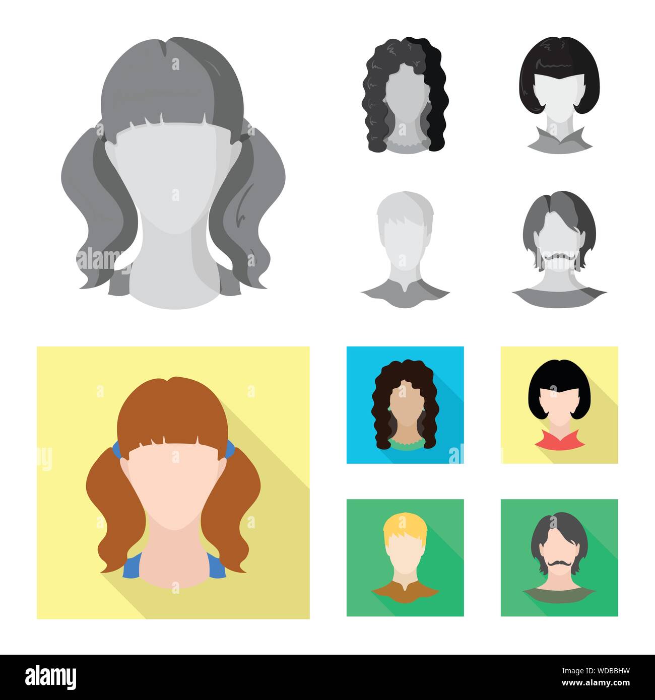 Vector illustration of professional and photo logo. Set of professional ...