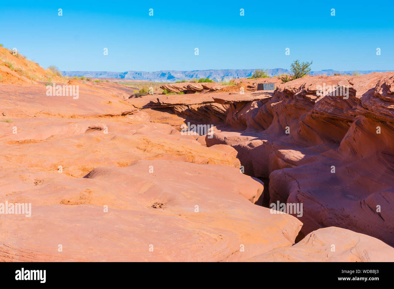 Antelope Canyon in the Navajo Reservation near Page, Arizona, USA Stock ...
