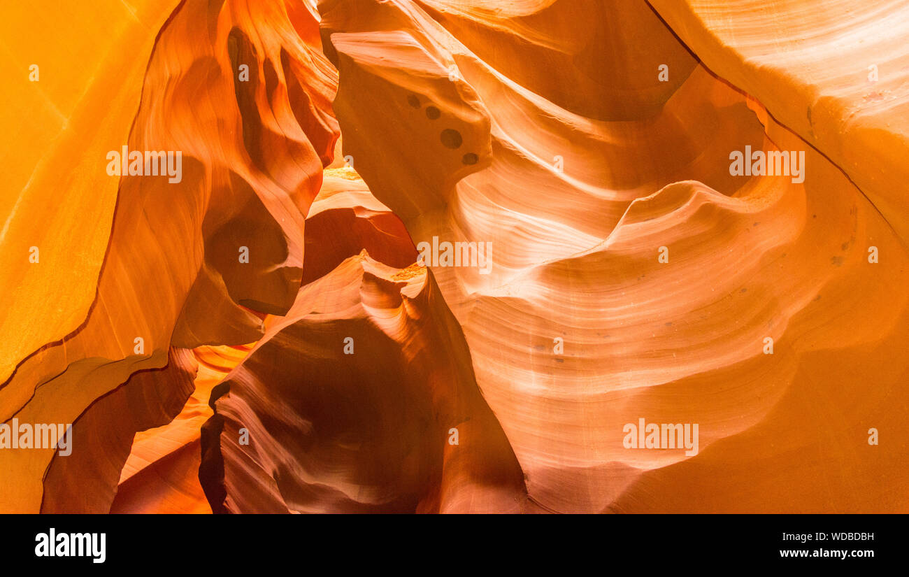 Antelope Canyon in the Navajo Reservation near Page, Arizona, USA Stock ...