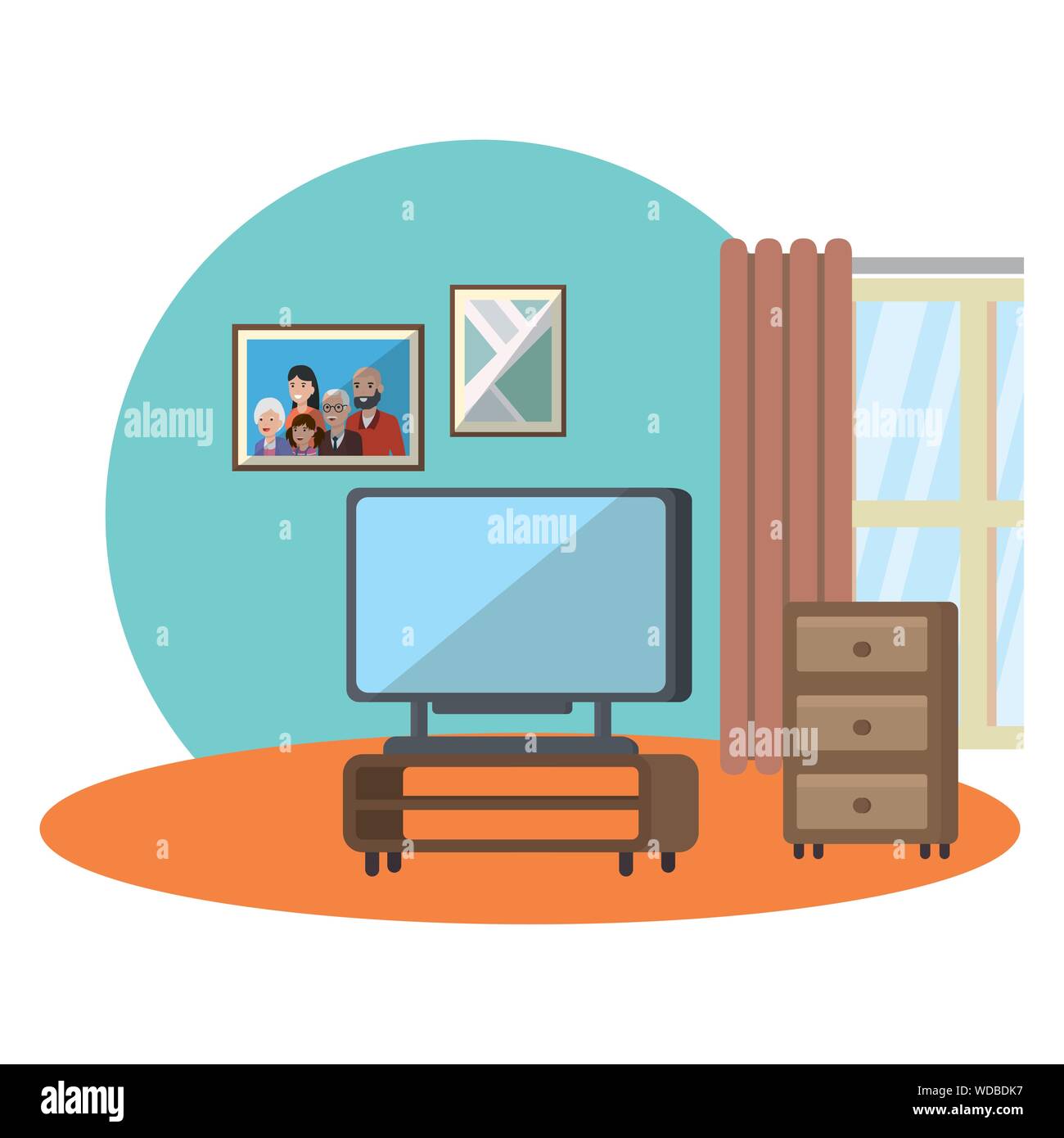 Isolated tv device vector design Stock Vector Image & Art - Alamy