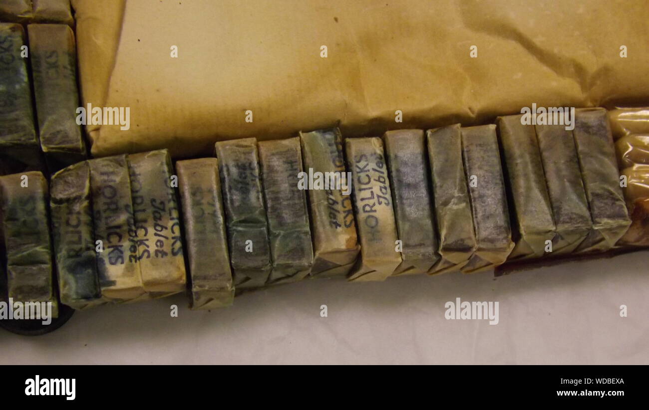 WWII British emergency ration vintage Stock Photo - Alamy