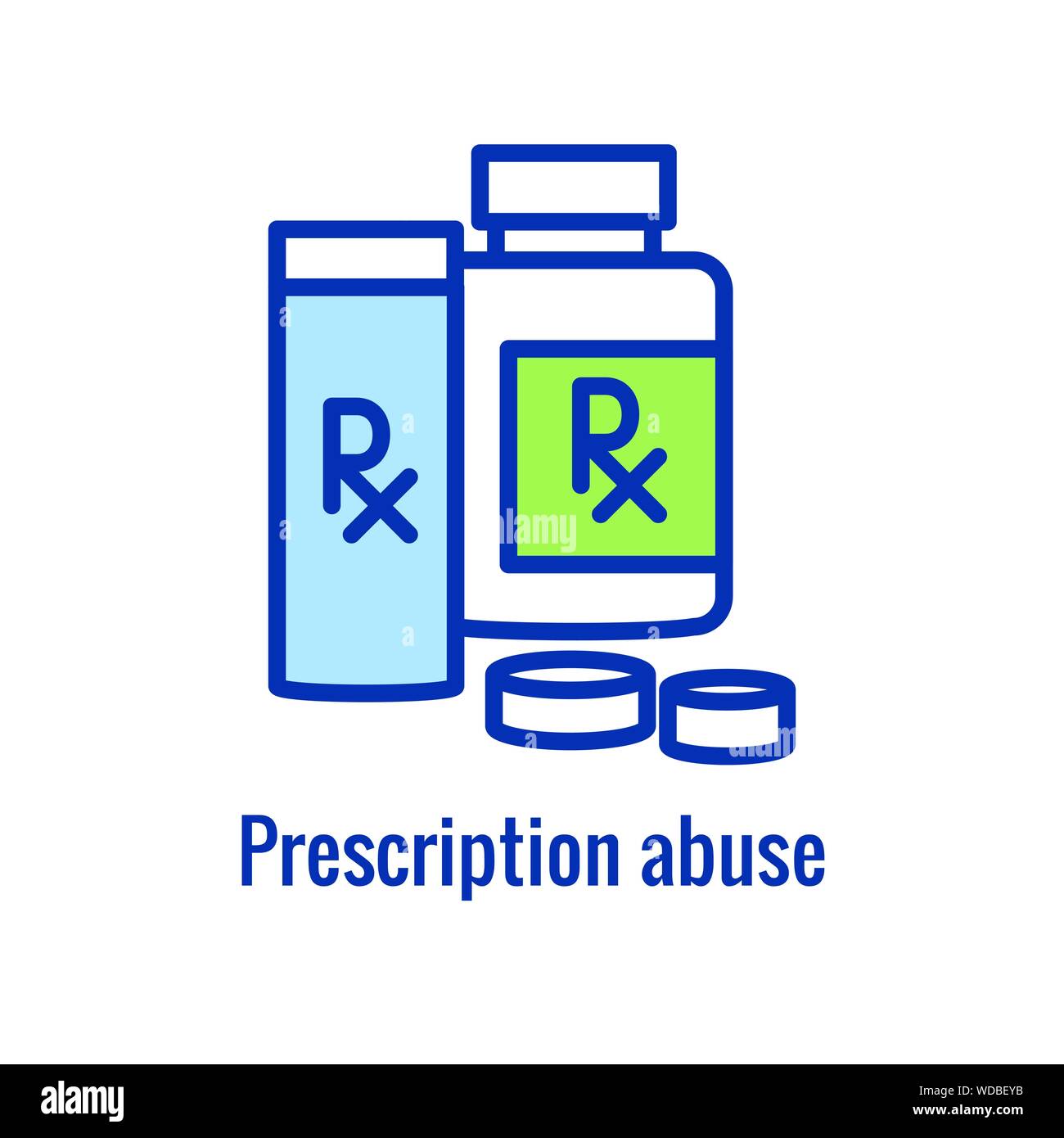 Drug and Alcohol Dependency Icon showing drug addiction imagery Stock ...