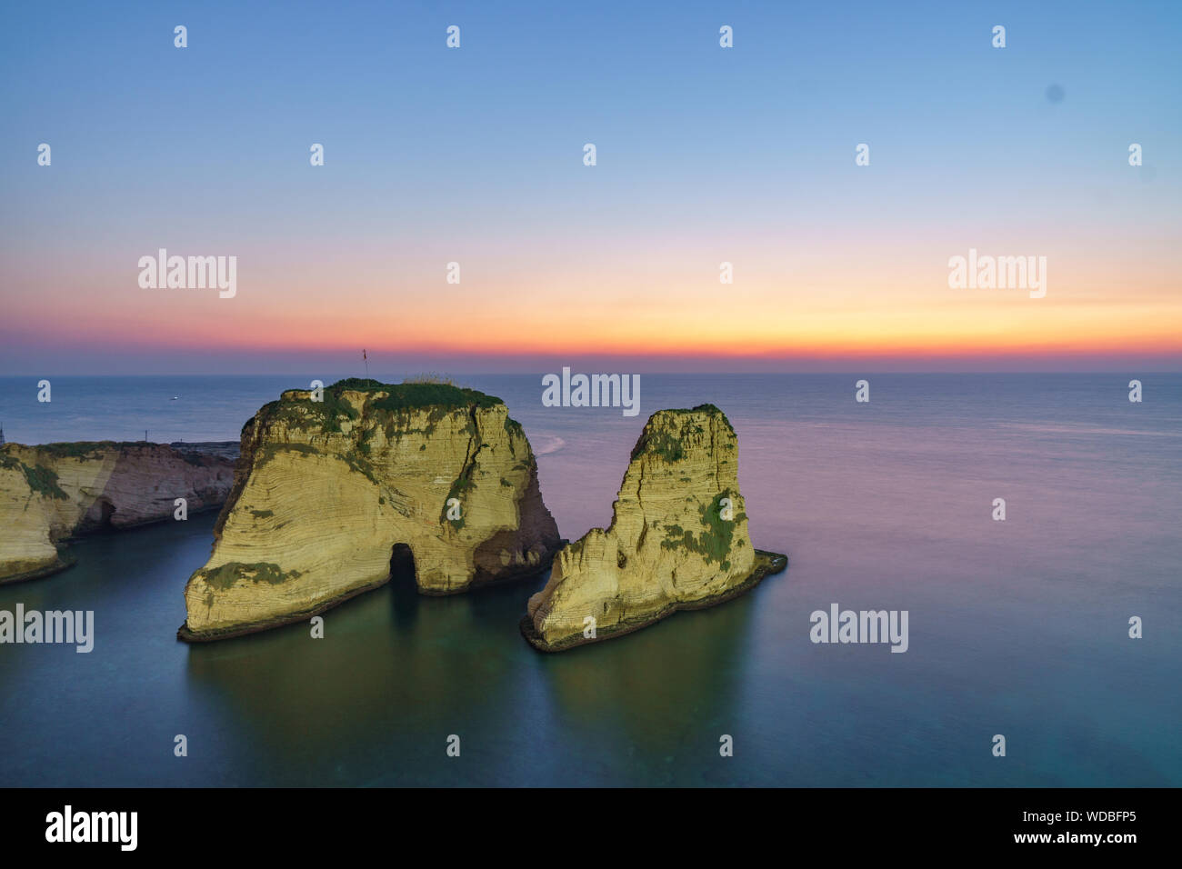 Raouche, pigeons' rock, beirut, lebanon hi-res stock photography and ...