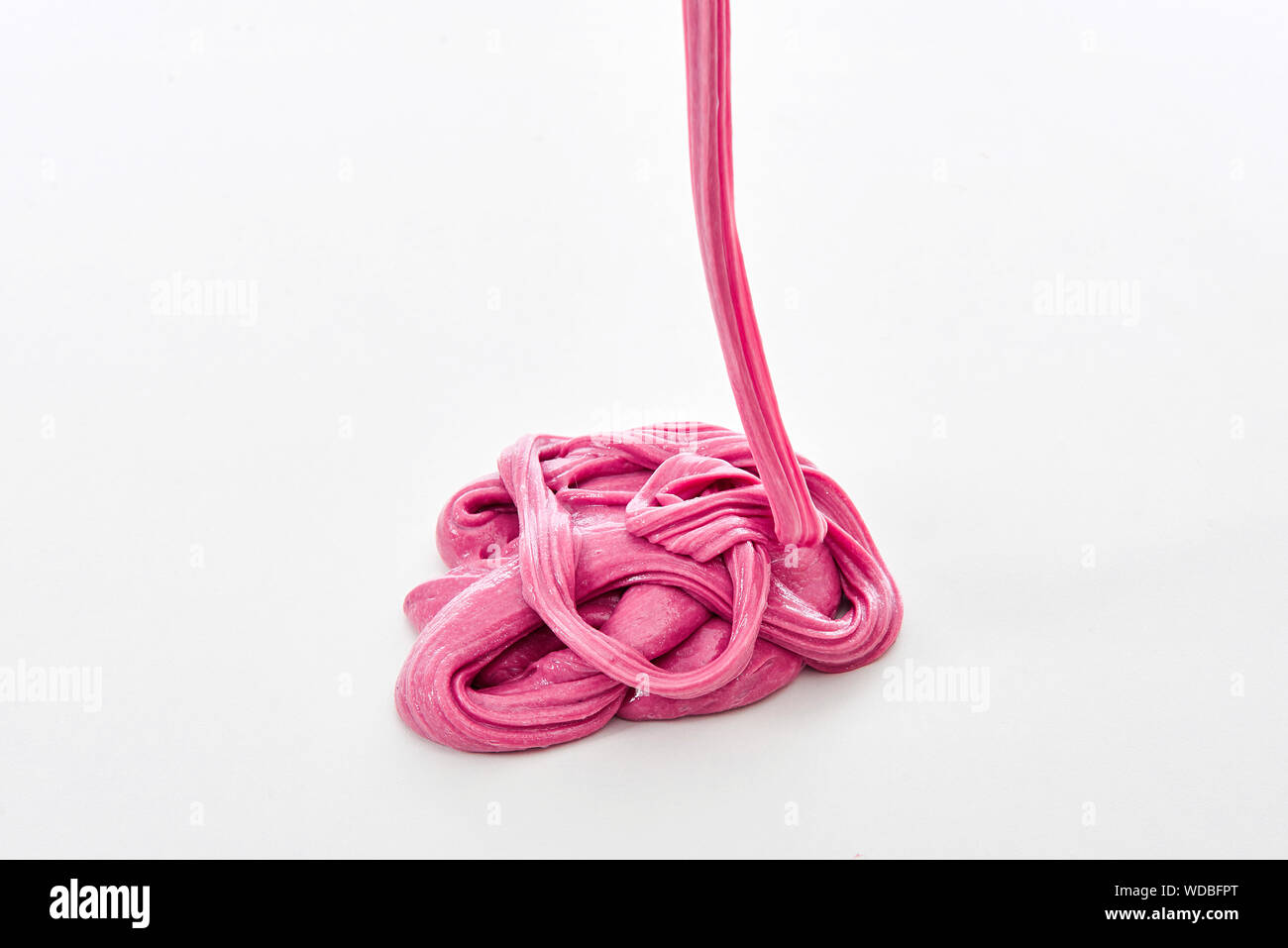 Slime isolated on white background Stock Photo - Alamy