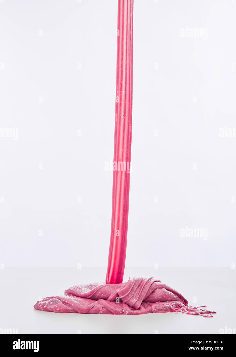 Slime isolated on white background Stock Photo - Alamy