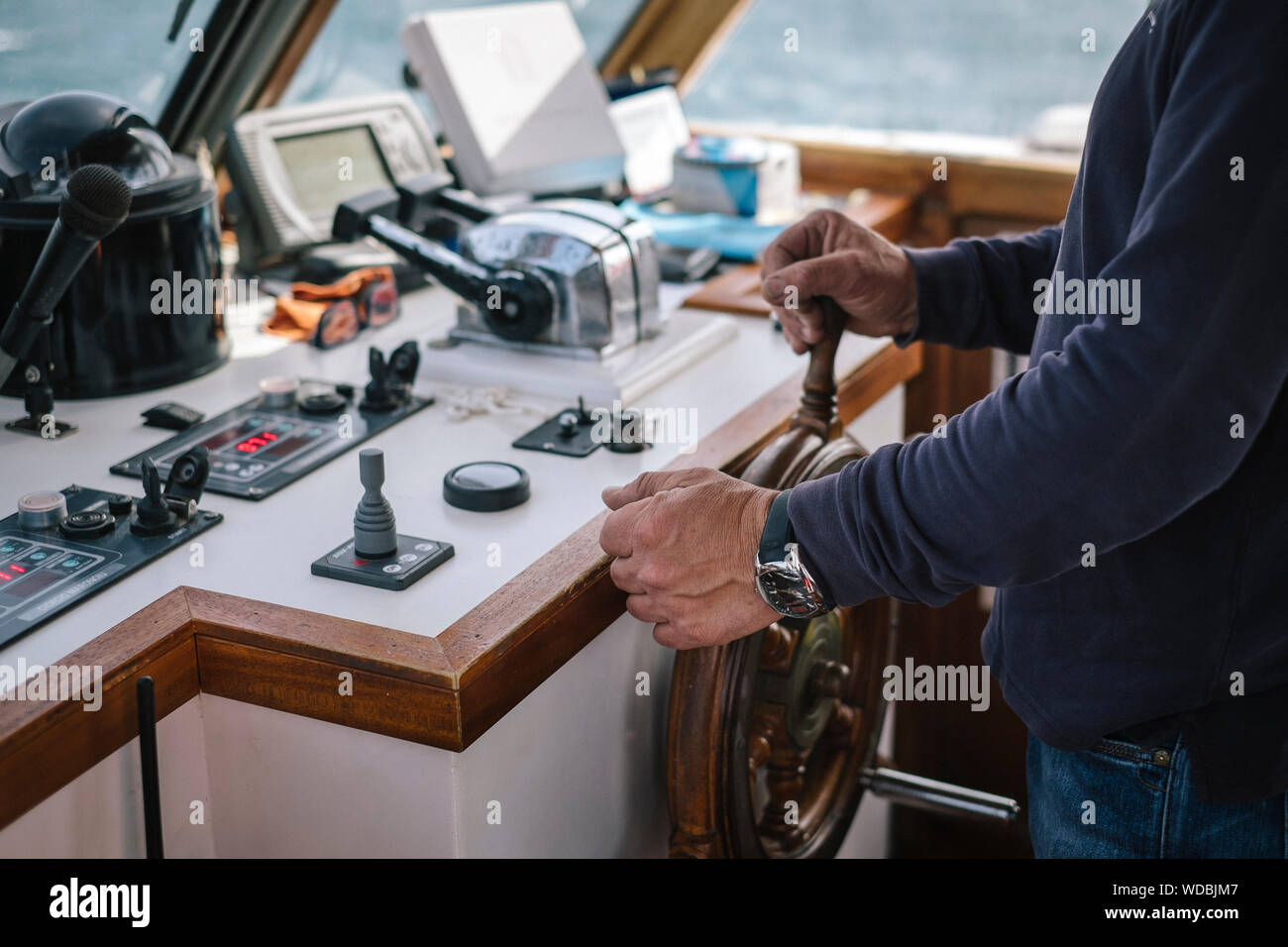 Ship captain hi-res stock photography and images - Alamy
