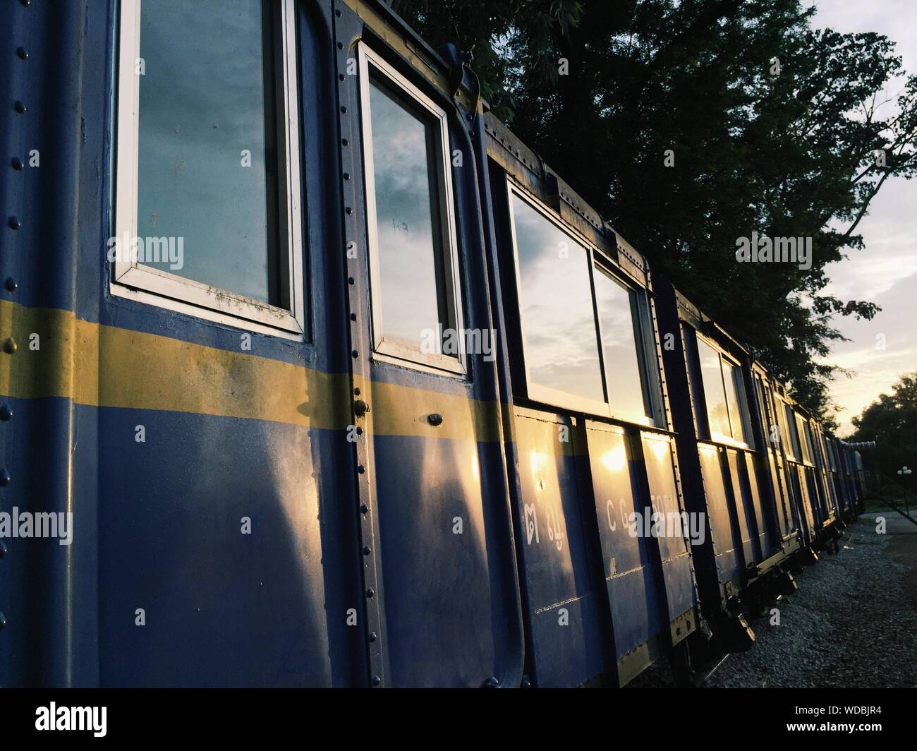 Sunset Train Window High Resolution Stock Photography and Images - Alamy