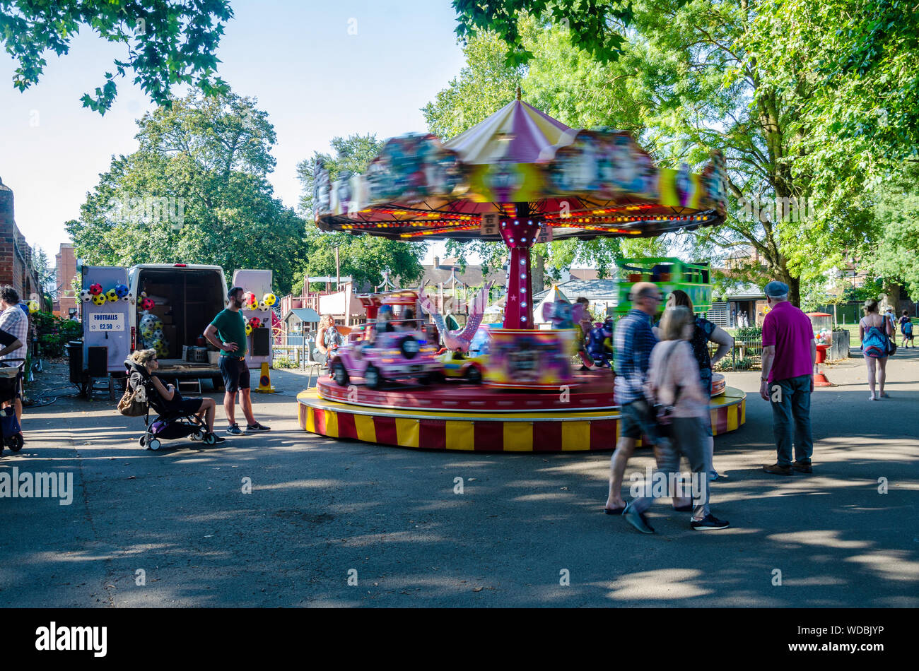 Summer england fun park hi-res stock photography and images - Alamy