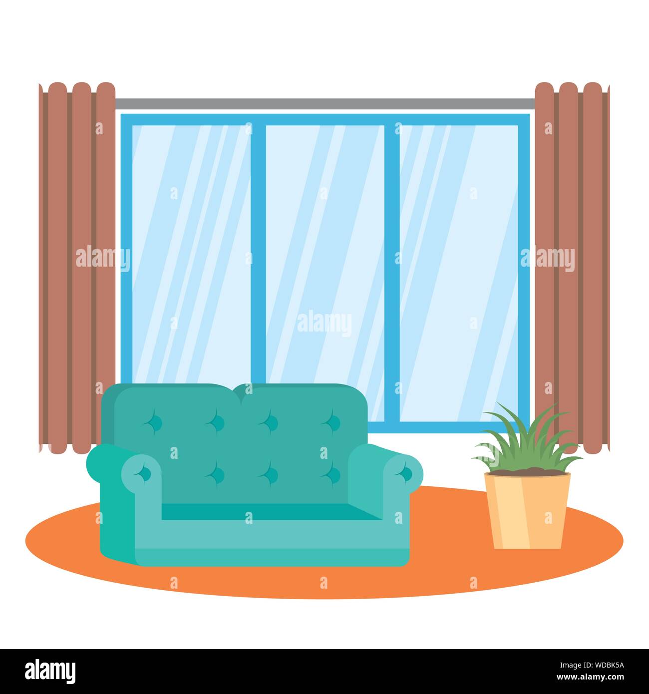 Living room vector design Stock Vector Image & Art - Alamy