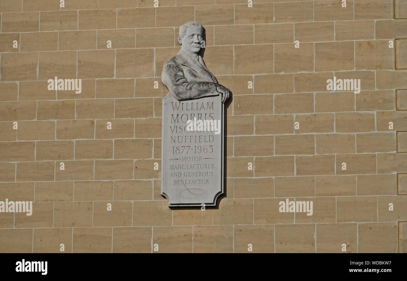 Plaque recognising the work of William Morris Stock Photo - Alamy