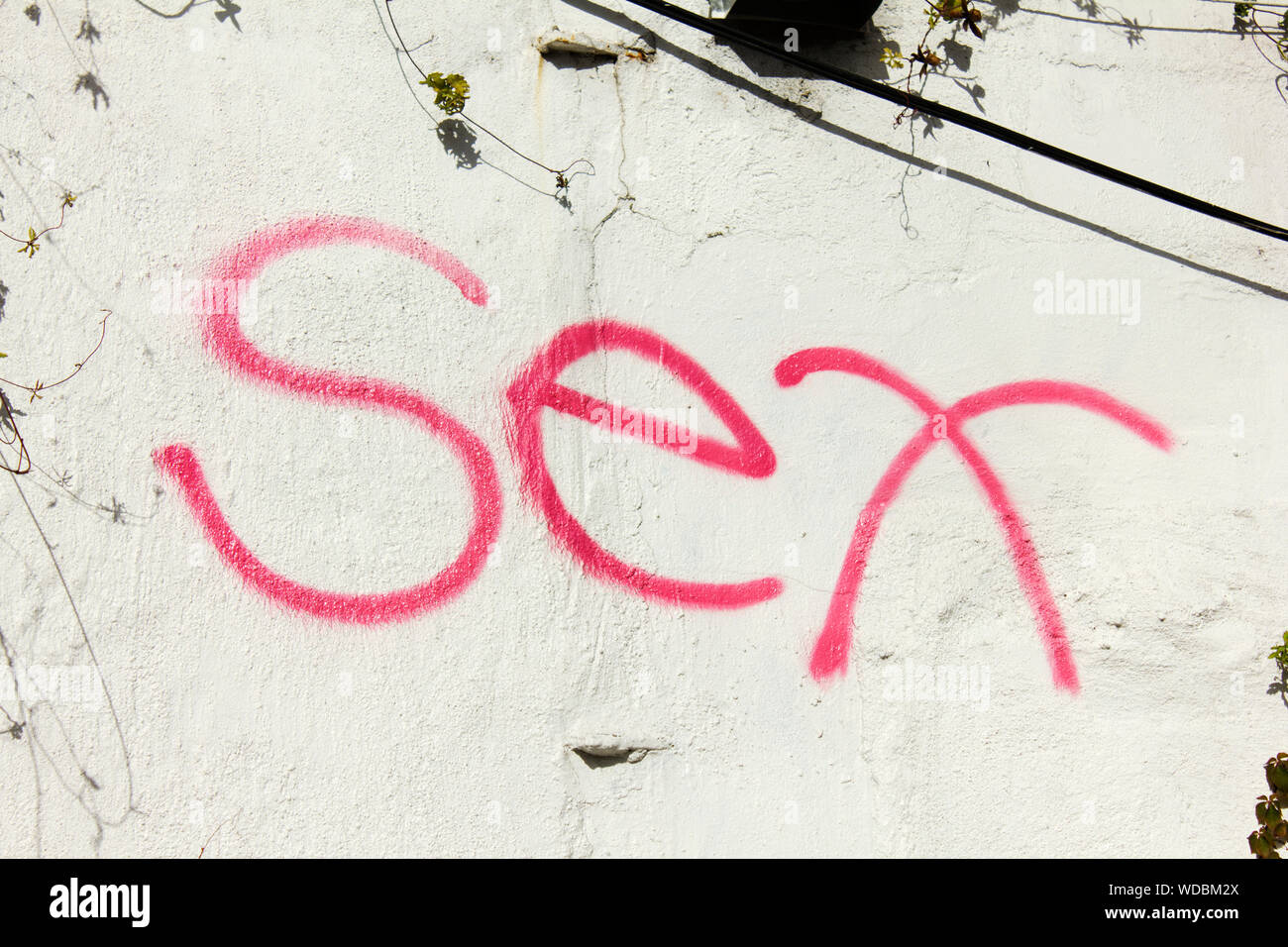 Graffiti text hi-res stock photography and images - Alamy