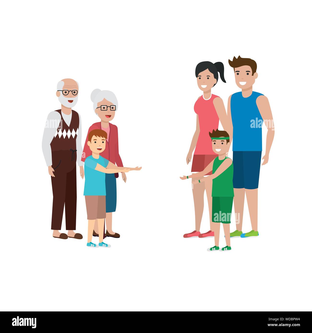 Isolated family members vector design Stock Vector Image & Art - Alamy