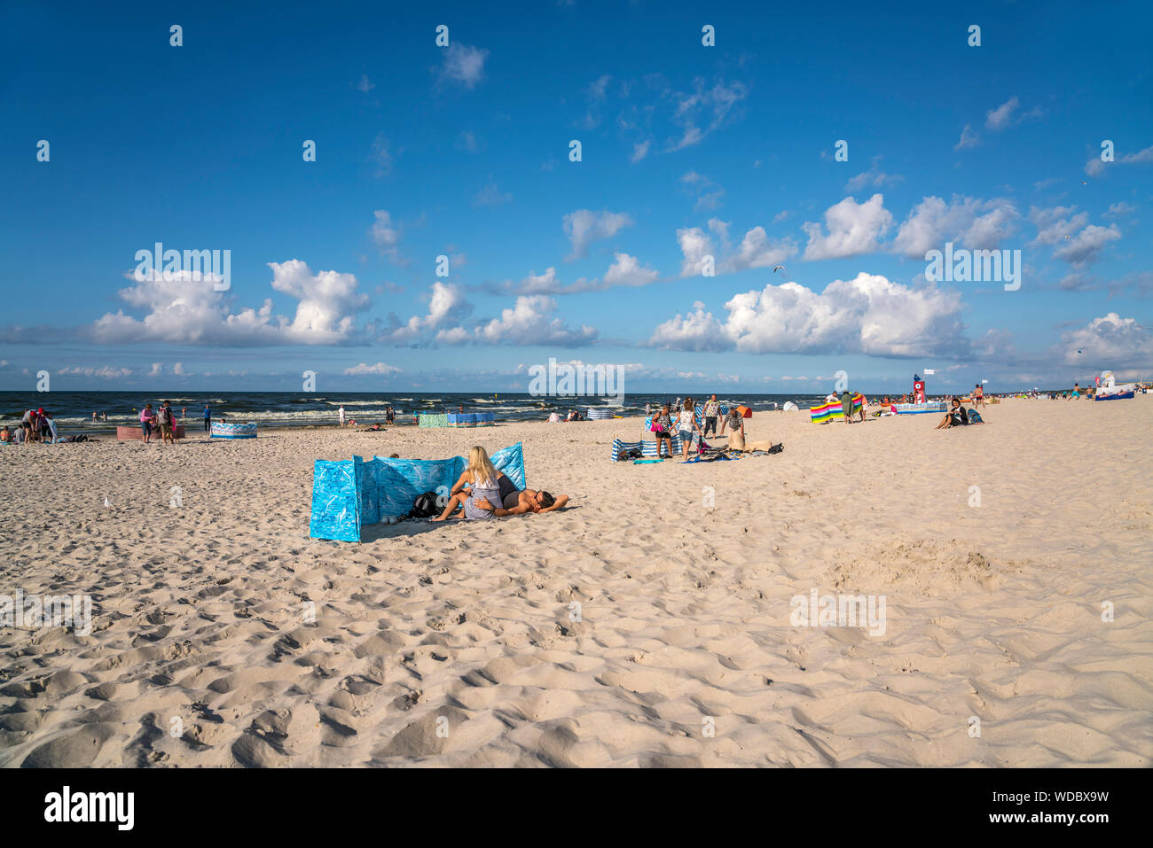 Strand im Ostsee Badeort Leba, Pommern, Polen, Europa | the beach at ...