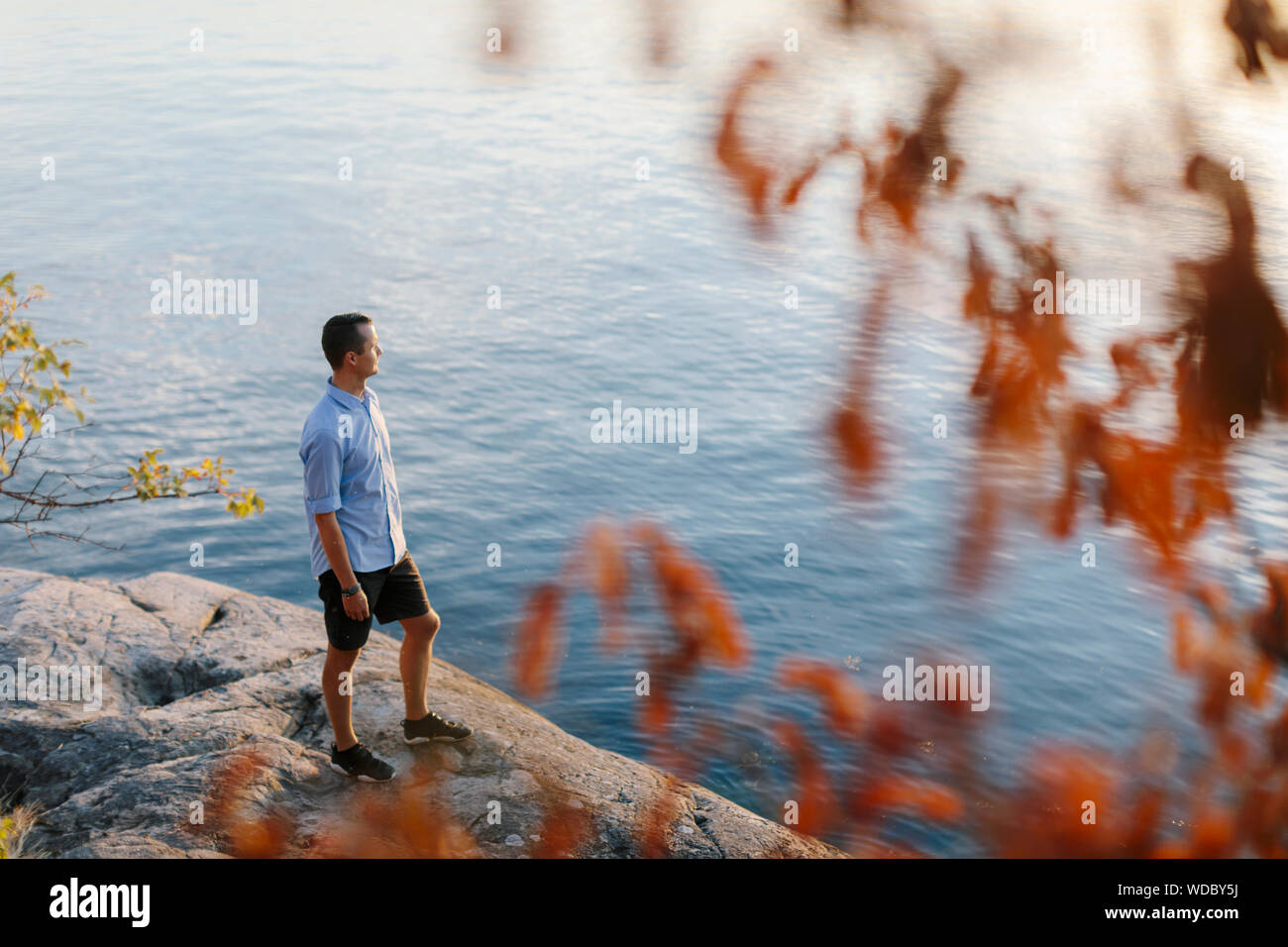 Man standing rock formation hi-res stock photography and images - Alamy