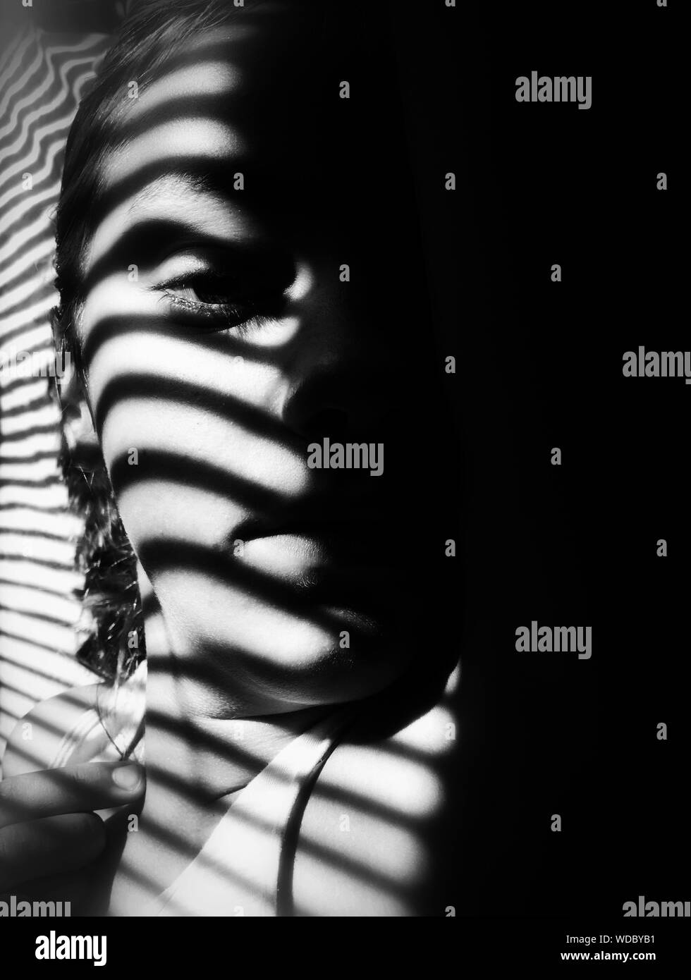 Portrait with shadow hi-res stock photography and images - Alamy