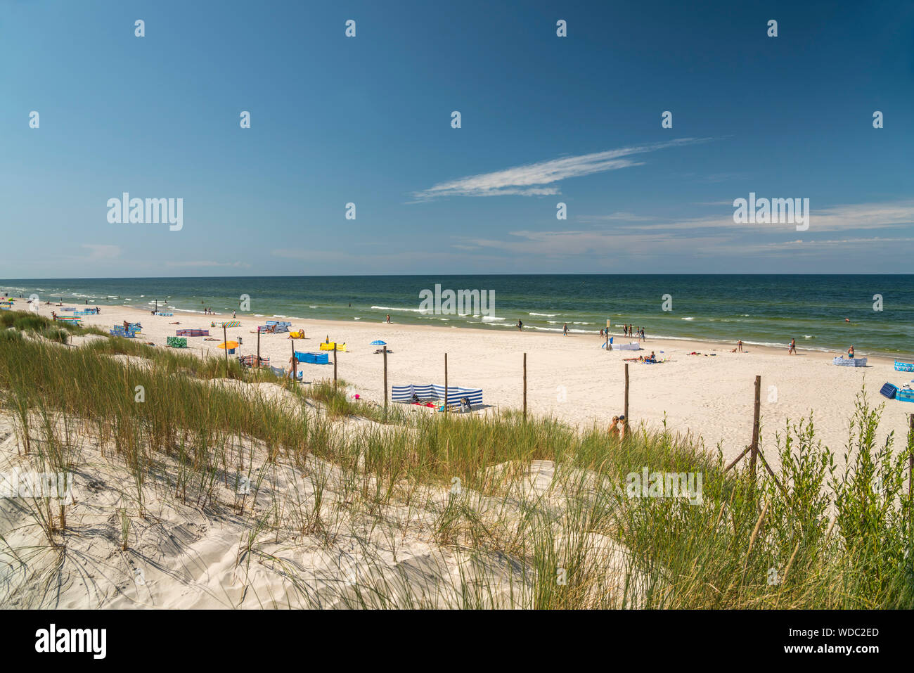 Strand im Ostsee Badeort Leba, Pommern, Polen, Europa | the beach at ...