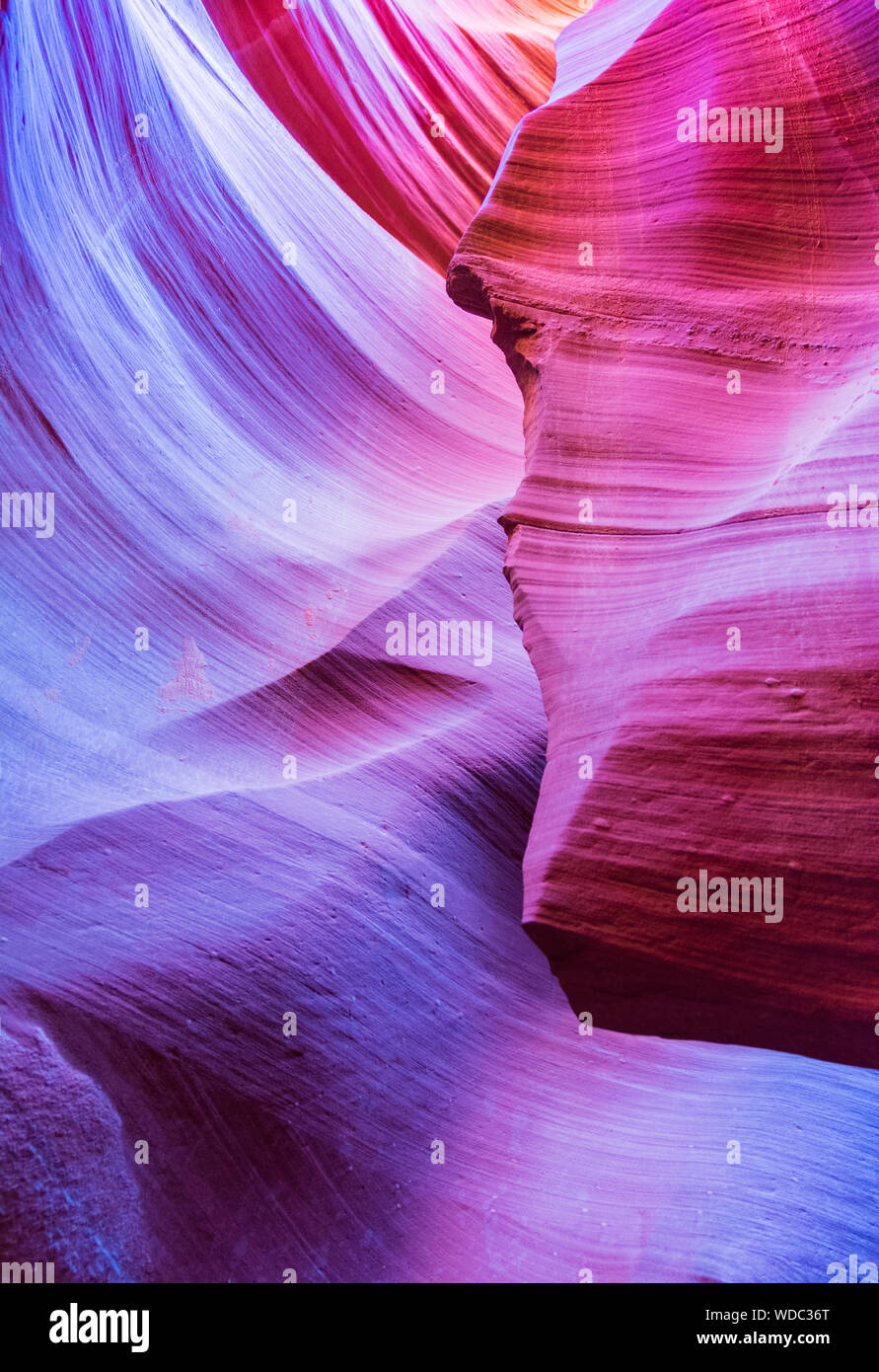 Antelope Canyon in the Navajo Reservation near Page, Arizona, USA Stock ...