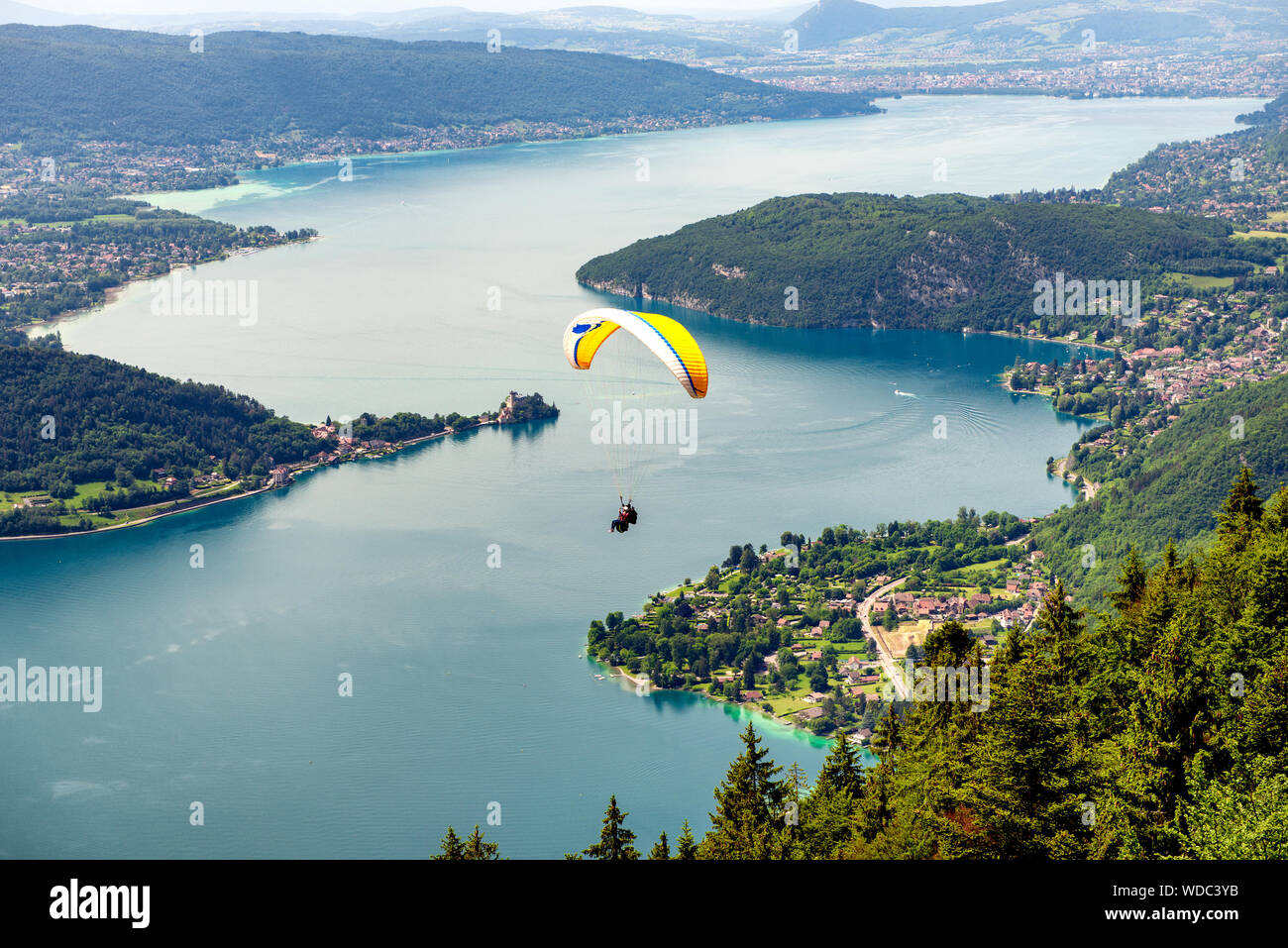 view of lake of Annecy, french Alps, France Stock Photo - Alamy