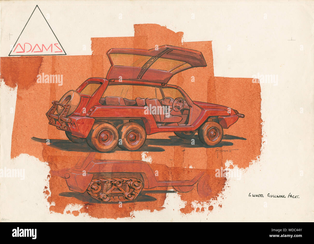 Drawings Of Amphibious 6 Wheel