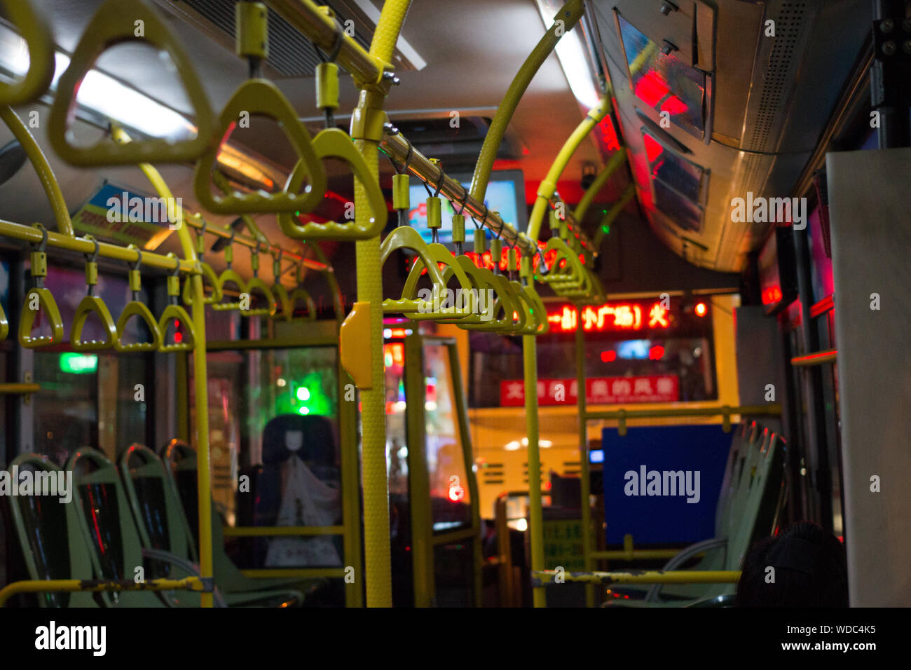 Bus Night Interior High Resolution Stock Photography and Images - Alamy