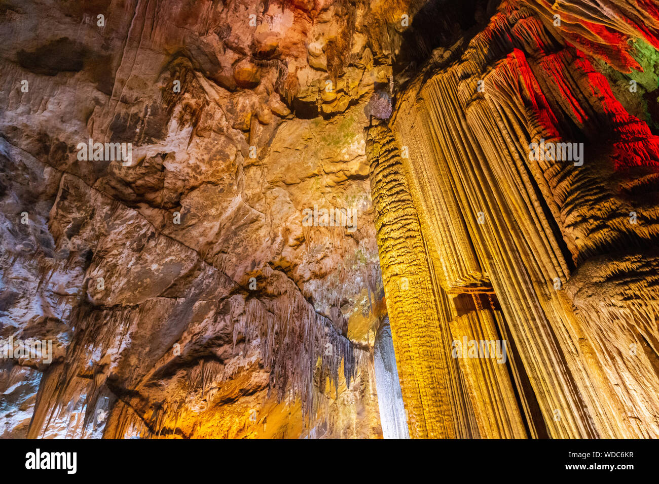 Furong Cave in Wulong Karst National Geology Park, Chongqing, China. is ...