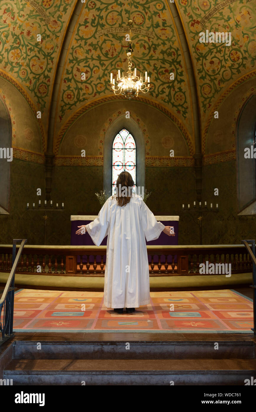 White Priest High Resolution Stock Photography and Images - Alamy