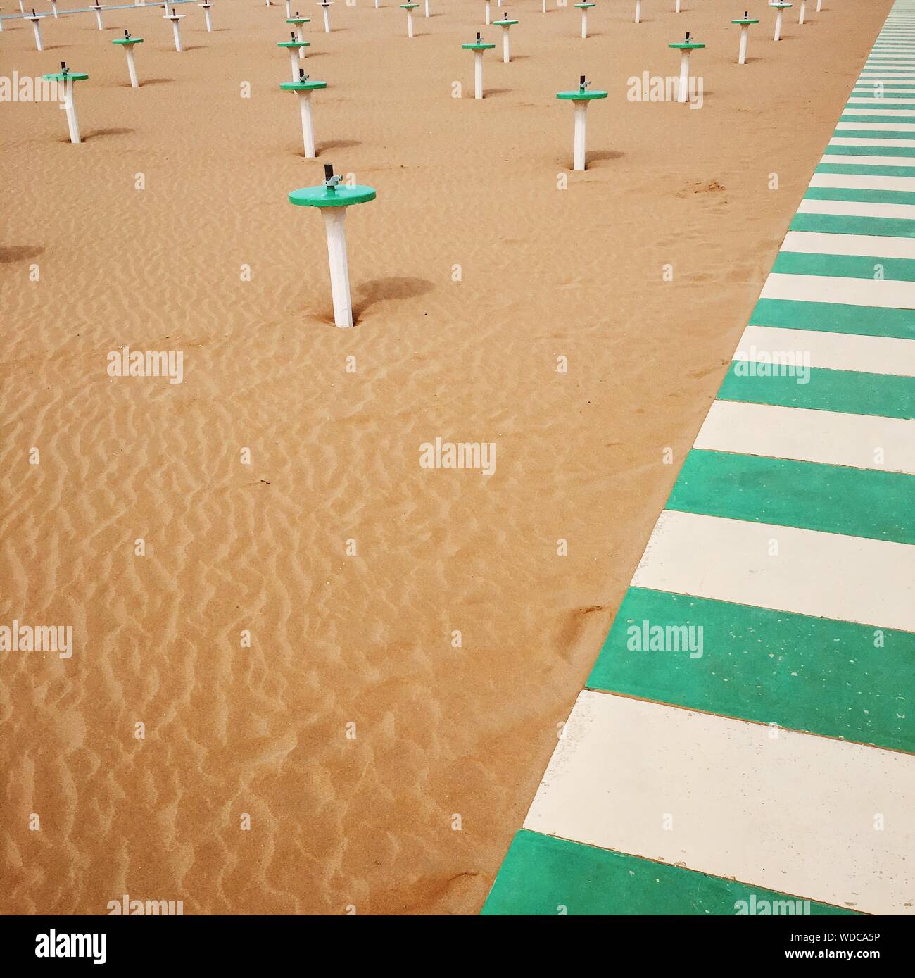 Striped pole poles hi-res stock photography and images - Alamy