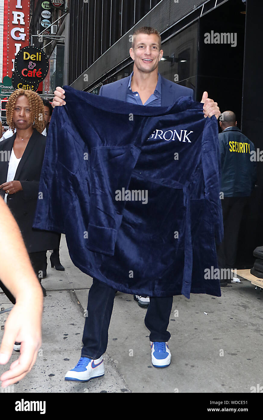 New York, NY, USA. 28th Aug, 2019. Rob Gronkowski at Good Morning ...