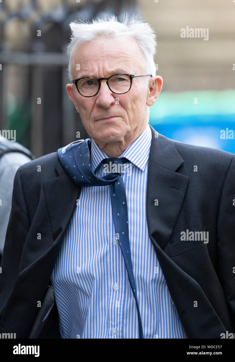 Lord Doherty outside the Court of Session in Edinburgh where he is ...