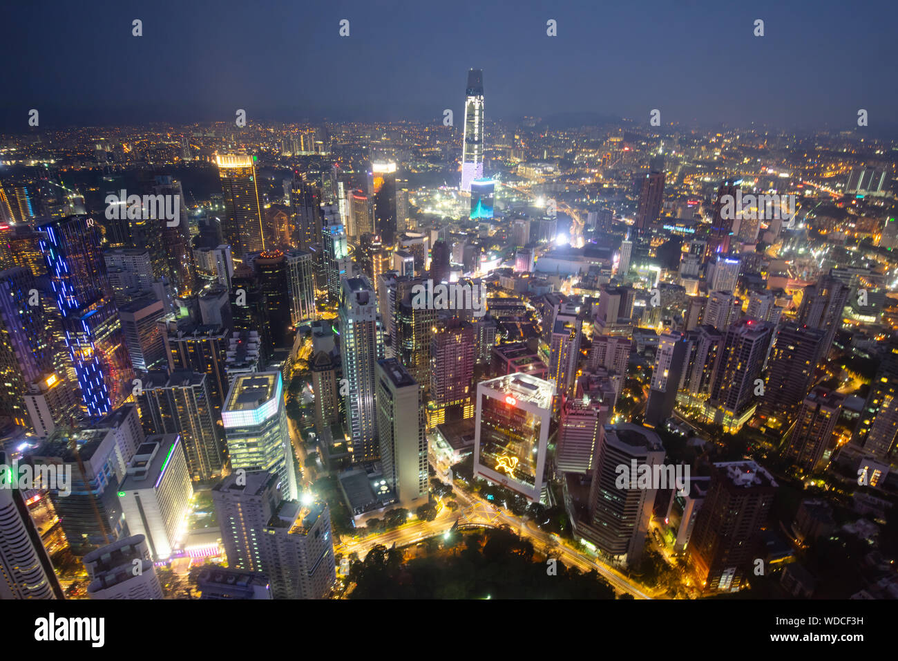 Aerial View of Kuala Lumpur Stock Photo - Alamy