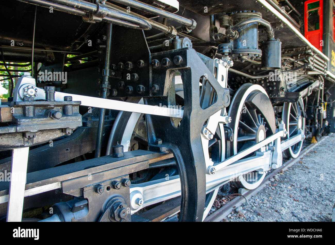 Steam engine wheels hi-res stock photography and images - Alamy