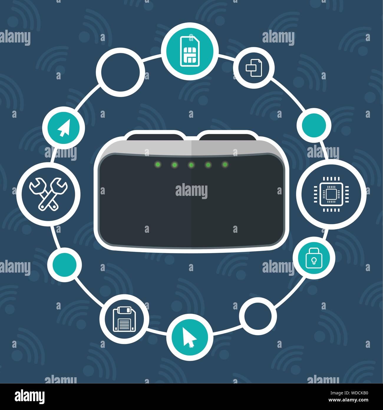 Futuristic gadgets Stock Vector Images - Alamy