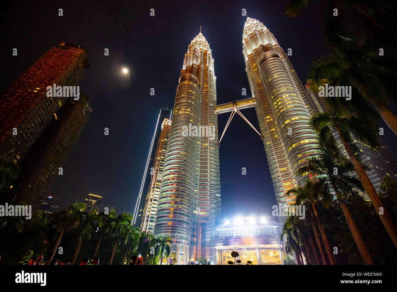 Malaysia City Skyline at Night Stock Photo - Alamy