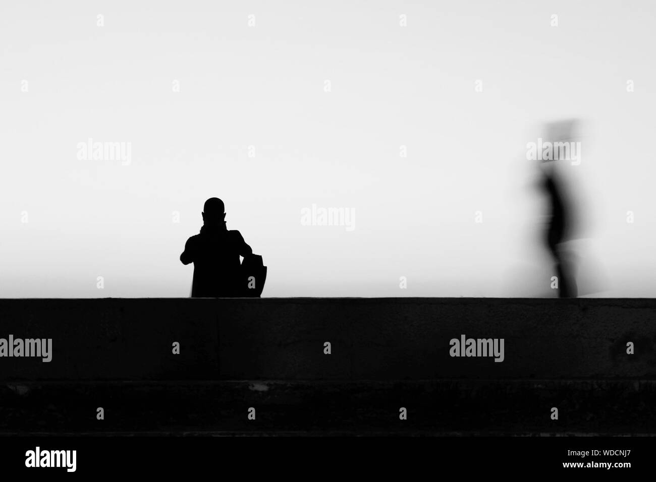 People Behind The Window Black and White Stock Photos & Images - Alamy