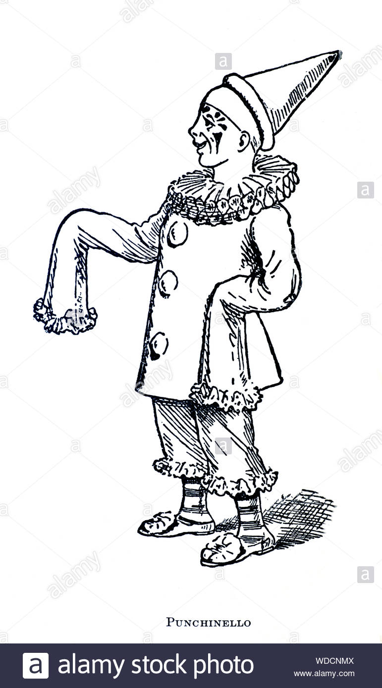 Vintage Clown Engraving High Resolution Stock Photography and Images ...