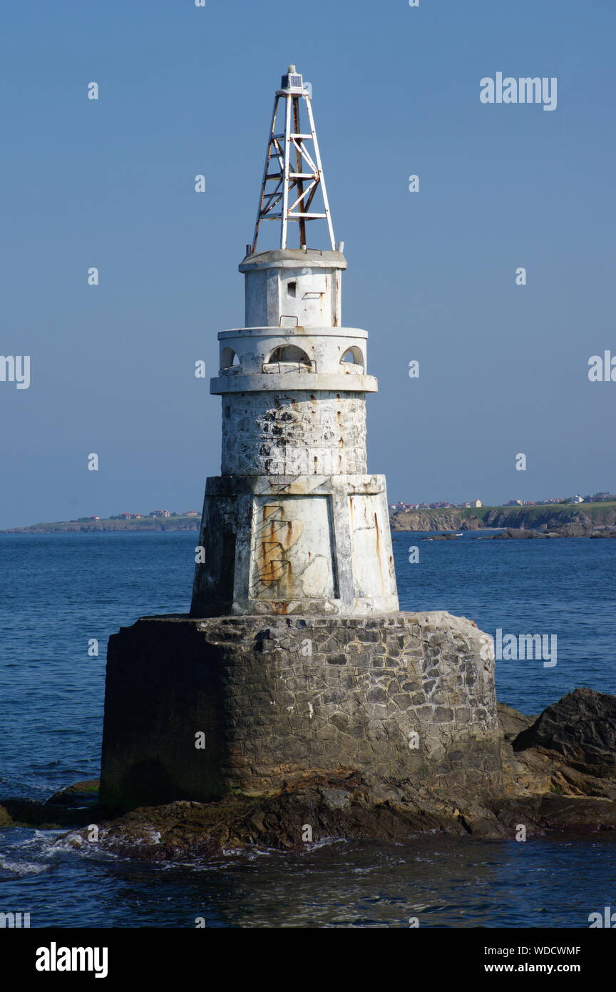 Old lighthouse at Ahtopol Stock Photo - Alamy