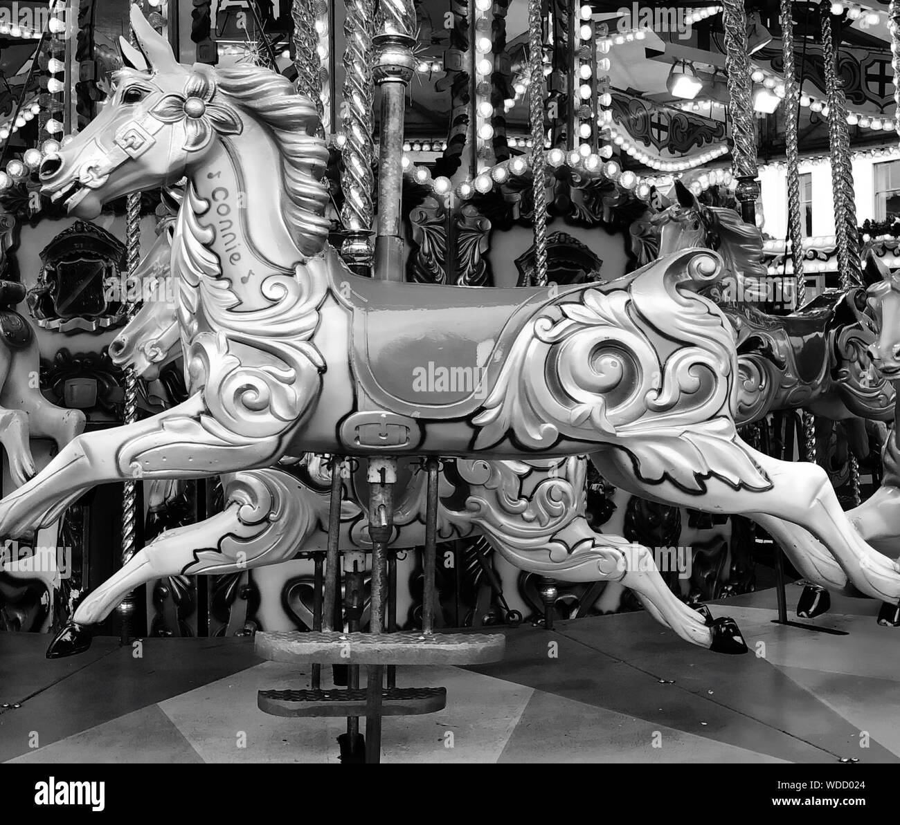 Art carousel horse hi-res stock photography and images - Alamy