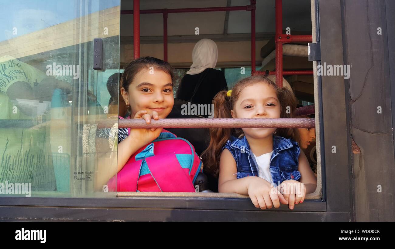 Refugee bus hi-res stock photography and images - Alamy