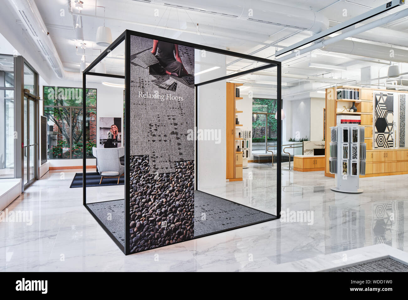 Carpet and flooring showroom , toronto Stock Photo - Alamy