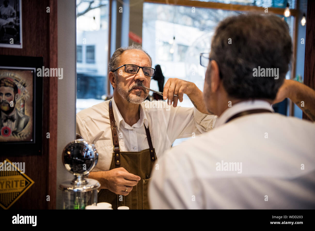 Grey moustache hi-res stock photography and images - Alamy