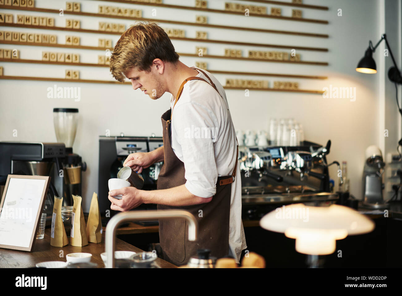 Making coffee hi-res stock photography and images - Alamy
