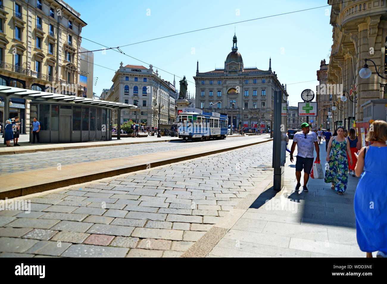 Center of Milano Stock Photo - Alamy