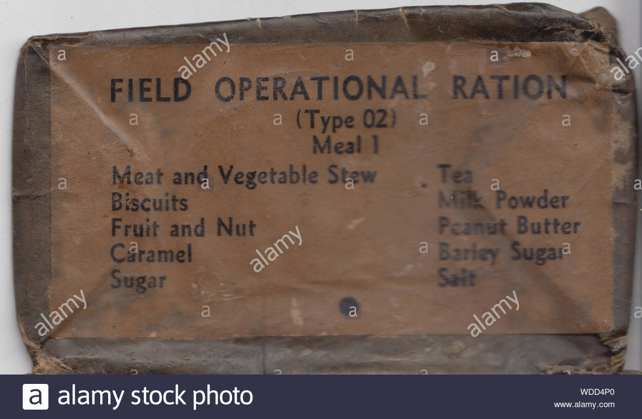 Army Ration Pack High Resolution Stock Photography and Images - Alamy