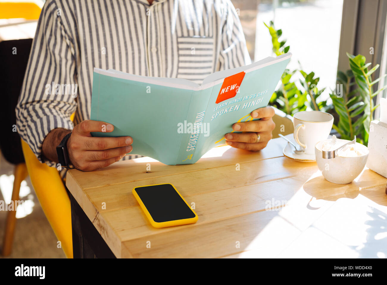Person learning a new language hi-res stock photography and images - Alamy